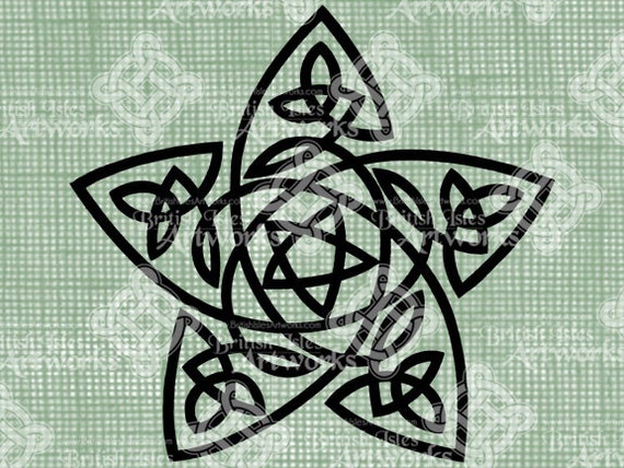 Celtic Knot Star Drawing