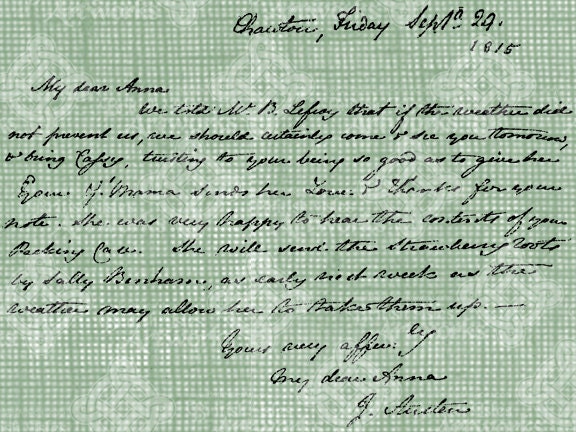 Digital Download Jane Austen Letter, Antique Illustration, Vintage ...