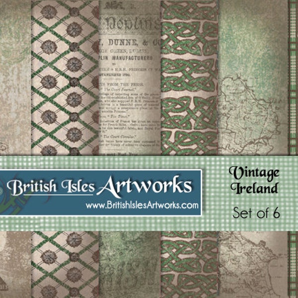 Irish Digital Paper - Etsy