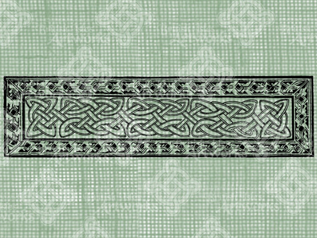 Digital Download Celtic Knot Rectangle Digi Stamp, Digis, Digital Stamp ...