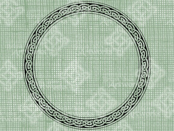 Digital Download Celtic Knot Round Border Frame Digi Stamp, Irish ...
