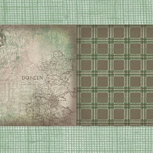 Vintage Ireland Digital Scrapbook Paper Pack, Celtic Knots, Celtic ...