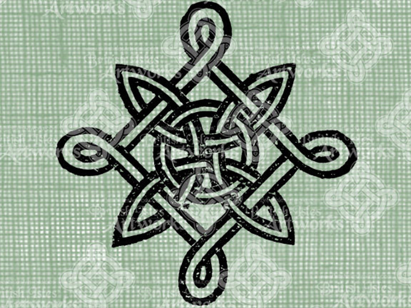 Digital Download Celtic Knot Design Digi Stamp, Digis, Irish Design, St ...