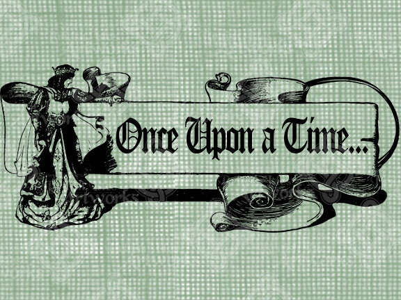 Digital Download Once Upon a Time Princess Graphic, Digi Stamp, Digis ...