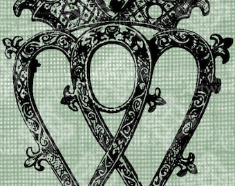 Digital Download Gaelic Greeting of Welcome, Celtic Knot Digi Stamp ...