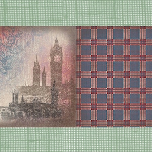Vintage UK Digital Scrapbook Paper Pack, Great Britain England British ...