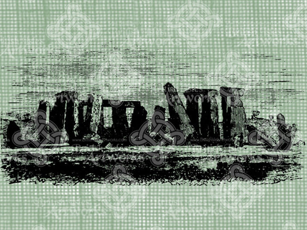 Digital Download Stonehenge Standing Stones, England, Antique ...