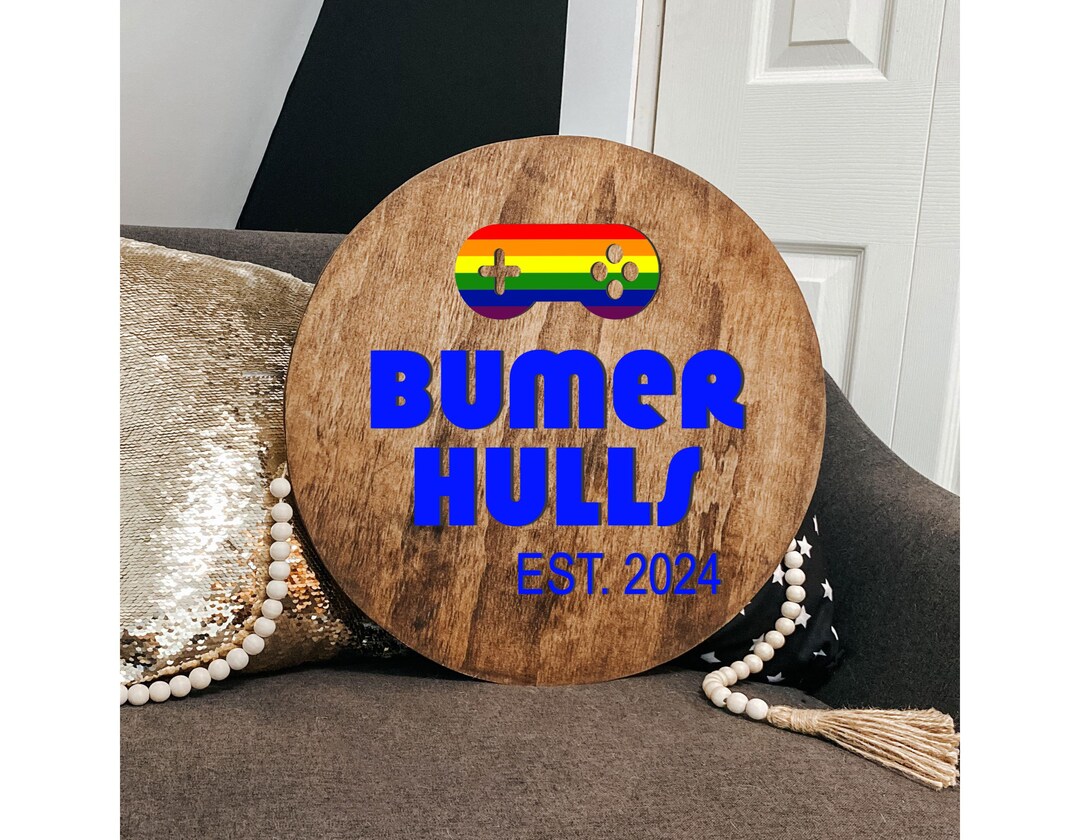 Custom Wood Sign, Farmhouse Sign, Gay Pride House Warming Gift, Gaymer ...