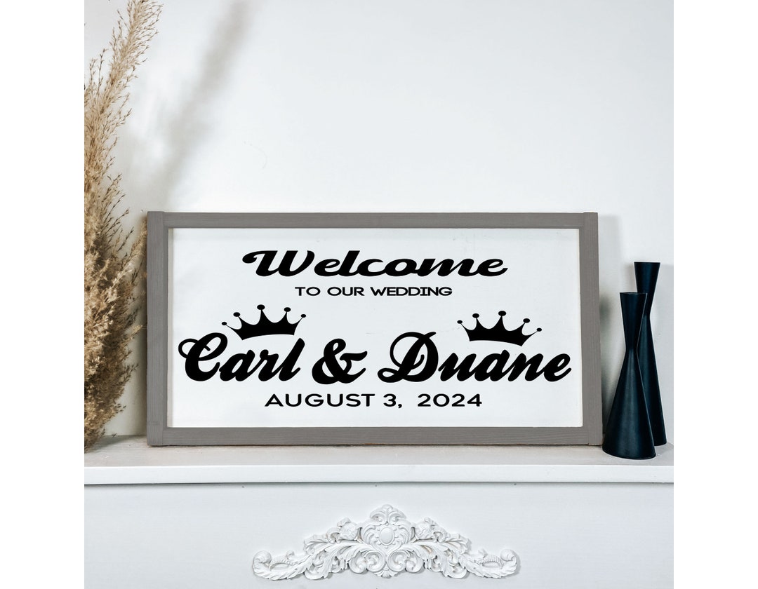 Gay Pride, Wedding Sign, LGBTQ, Welcome Wedding Sign, Family Name Sign ...