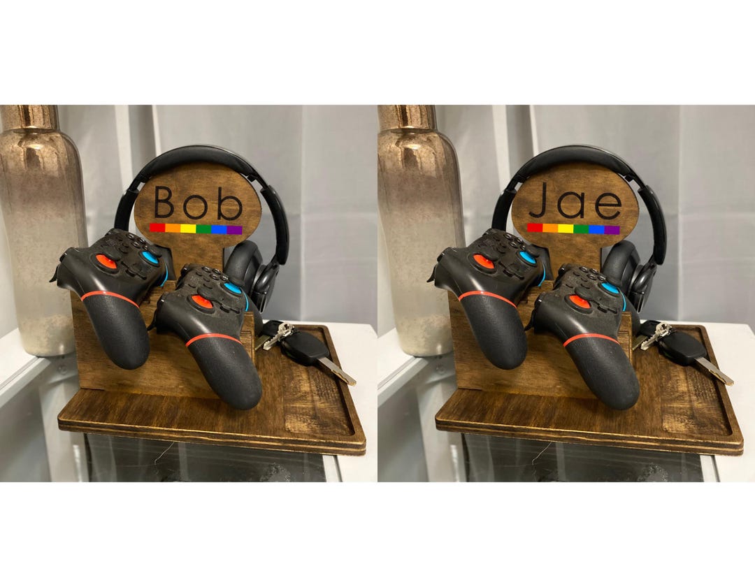 Controller and Headset Stand Bundle, LGBTQ, Gaymer, Lesbian Controller ...