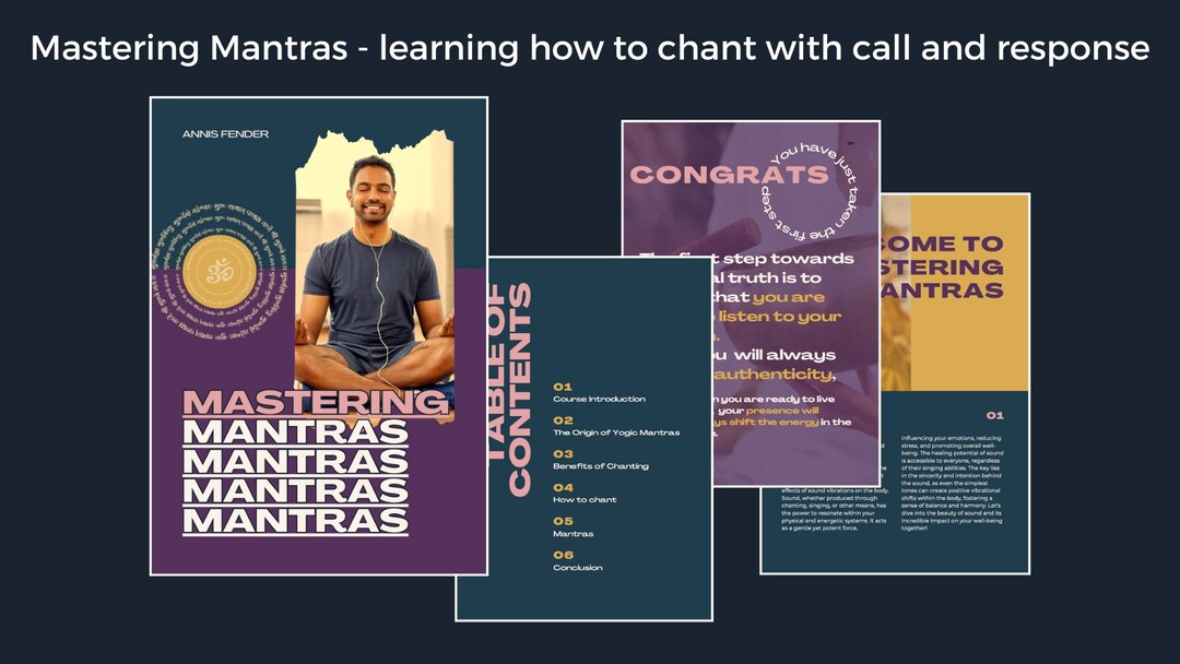 Mastering Mantras - an Online Yoga Course for Chanting Mantras - Etsy