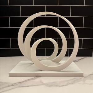 Elegant Mathematical Abstract Mobius Strip Sculpture - Etsy