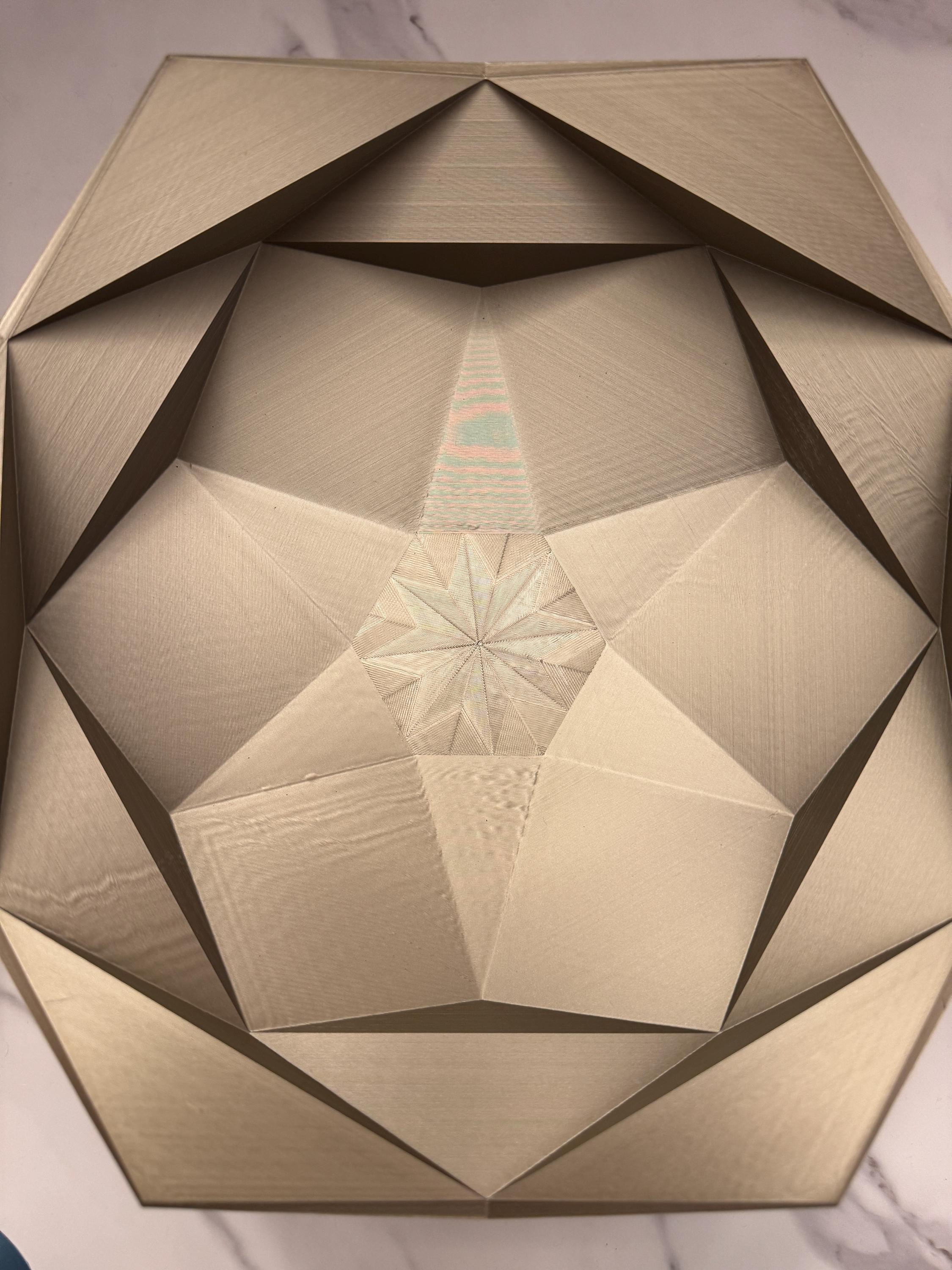 Striking Geometric Bowl Mathematical Centerpiece - Etsy