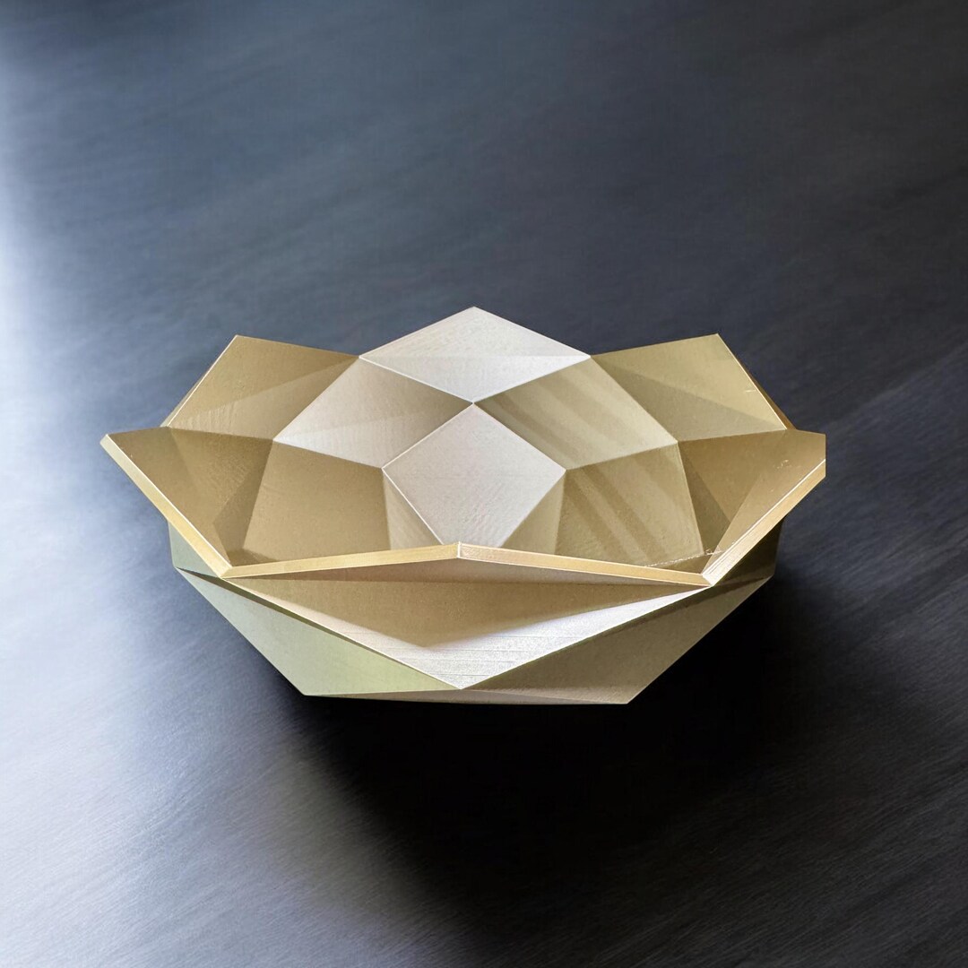 Striking Geometric Bowl Mathematical Centerpiece - Etsy