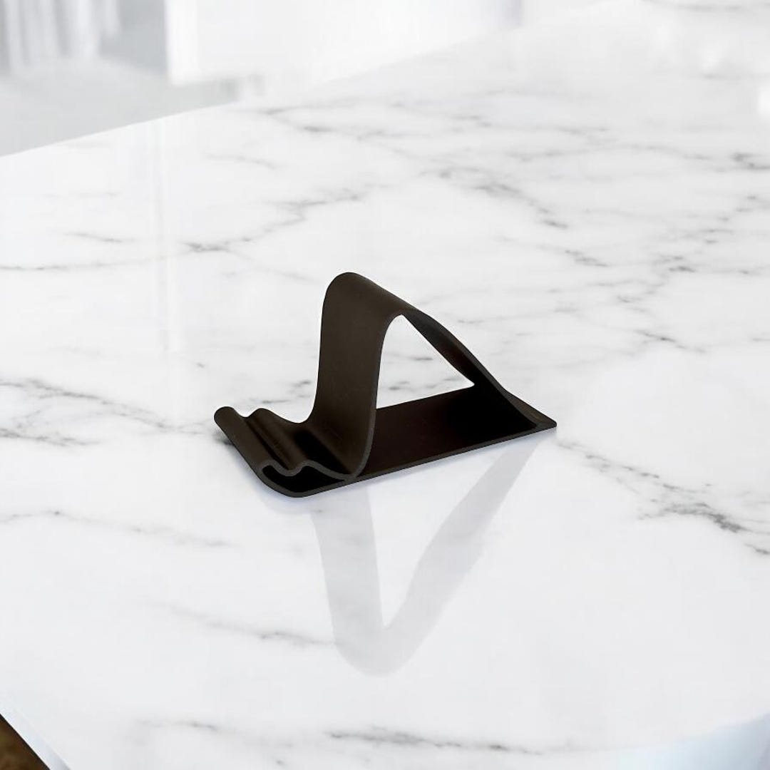 Minimalist Phone Stand Desk Organizer Modern Ribbon Phone Holder Office ...