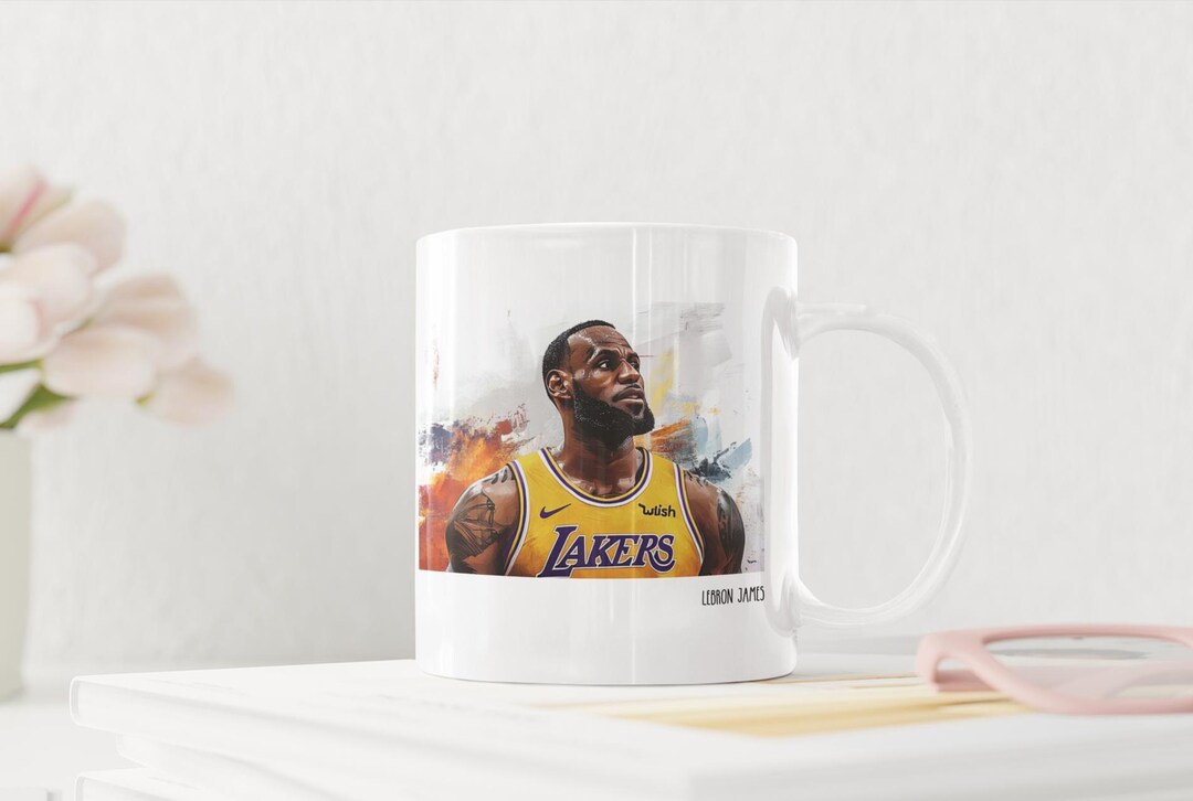 Lebron James Inspired Mug Black Hero Mug Street Art Design bh12b - Etsy