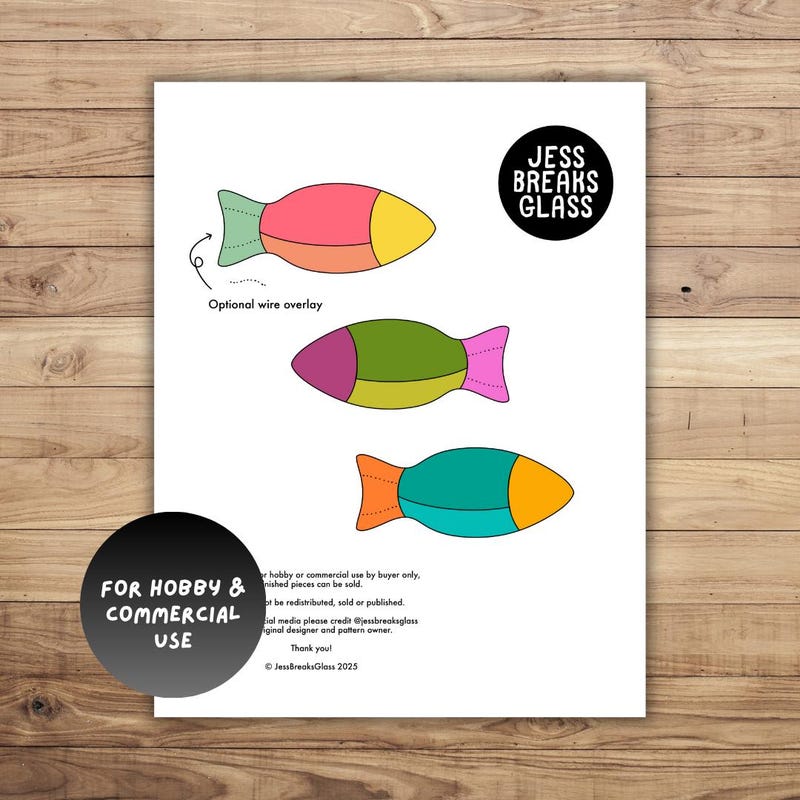 Ornaments Fused Glass Fish - Etsy