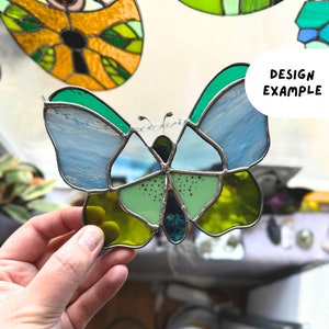 Simple Butterfly • Stained Glass Pattern // DIGITAL DOWNLOAD Hobby and ...