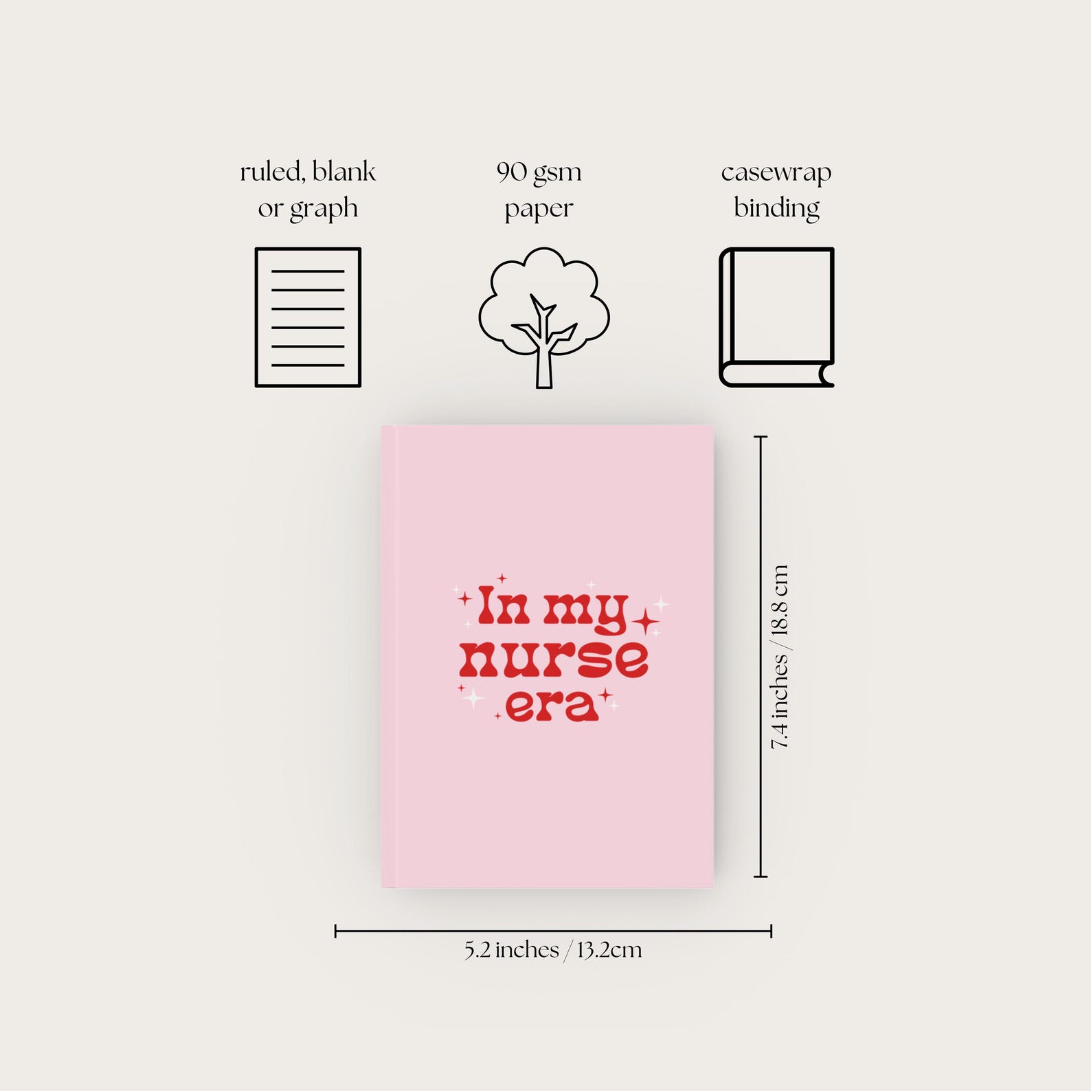 Nursing Student Notebook, Nursing Journal, Healthcare Worker Gift ...
