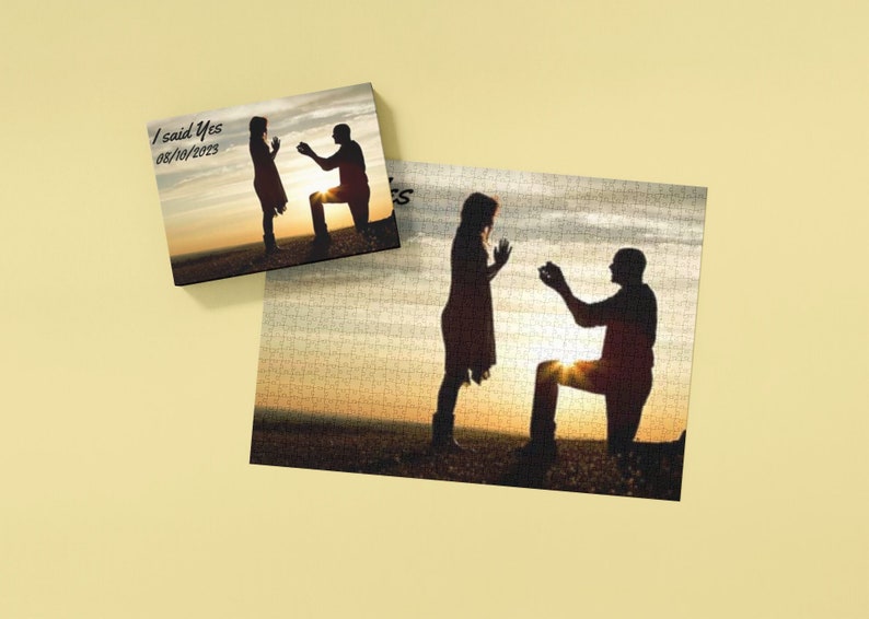 Custom Puzzle Photo, Gift for Christmas, Birthday, Proposal, Puzzle ...