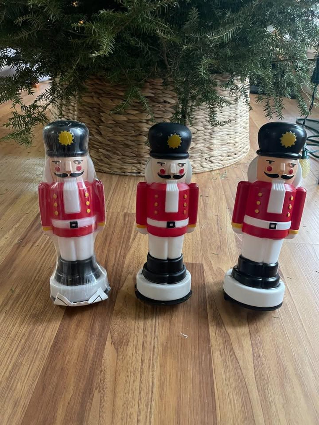 Set of Vintage Empire Blow Mold Soldier Nutcracker Pathway Light ...