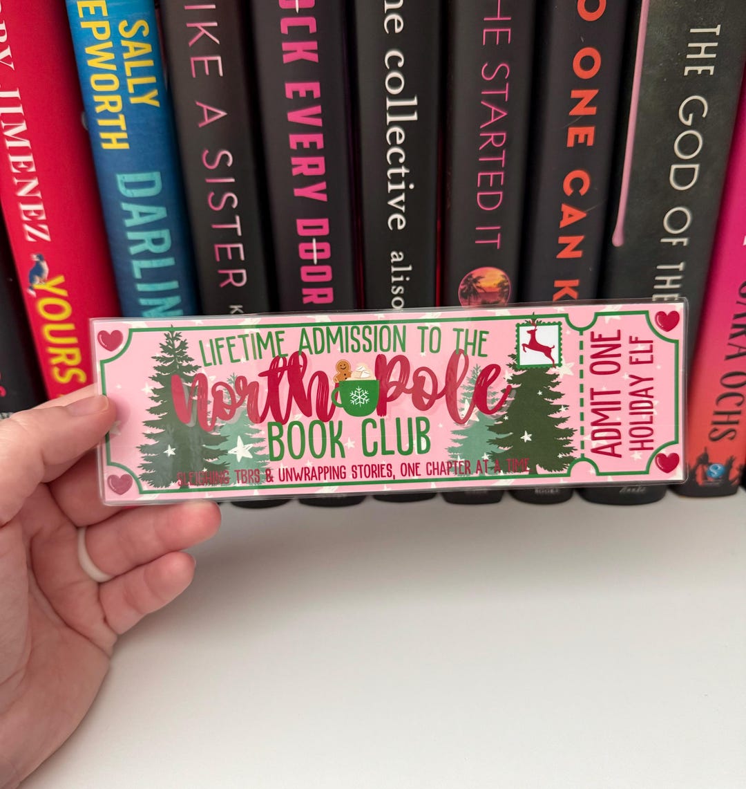 North Pole Ticket Bookmark -- Christmas -- Ticket Bookmark -- the Lost ...
