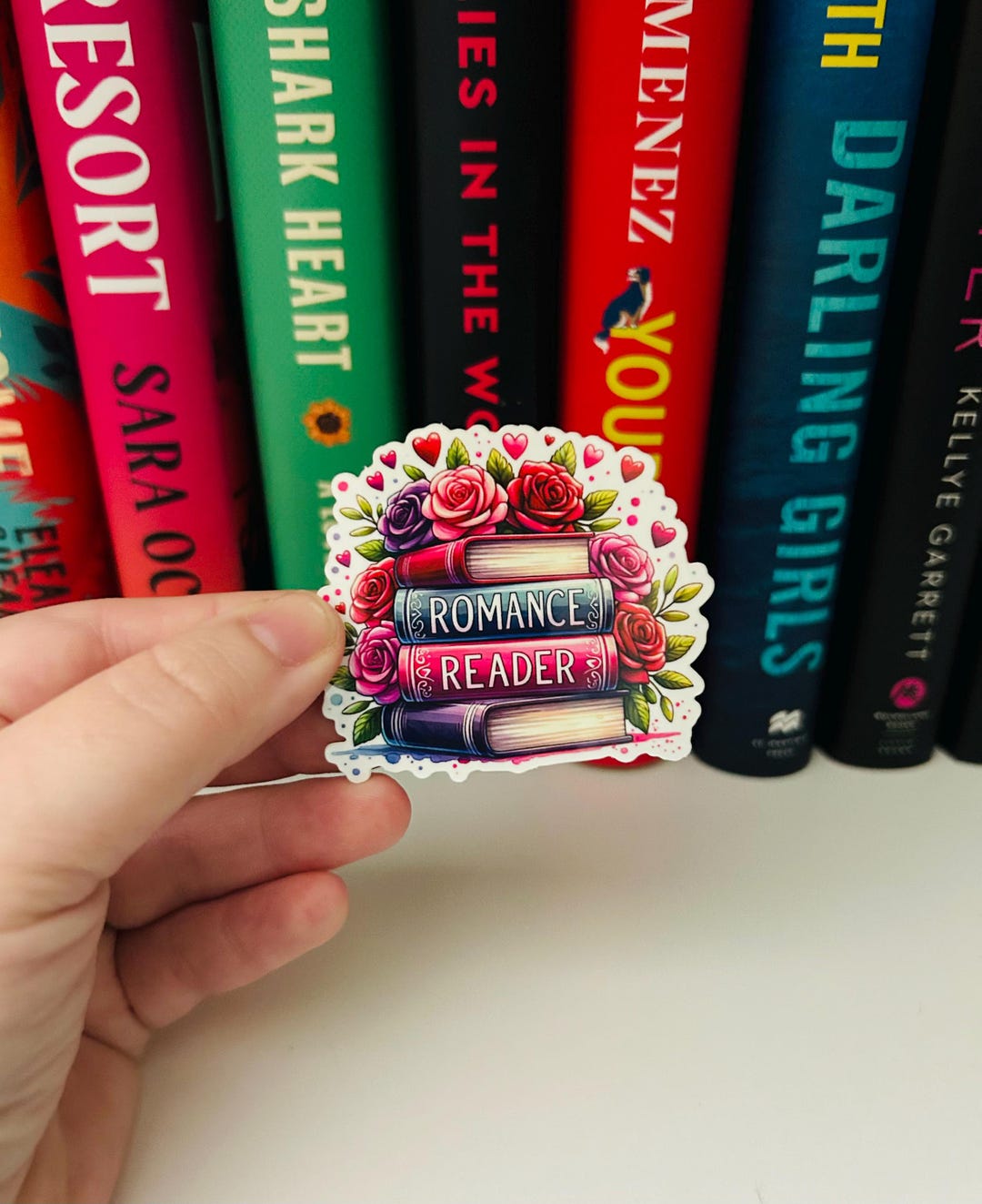 Romance Reader Vinyl Sticker -- Bookish Sticker -- Reading Stickers - Etsy