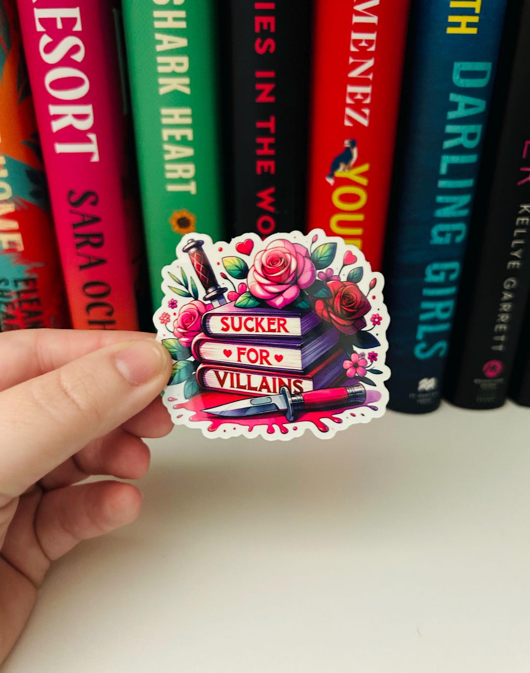 Sucker for Villains Vinyl Sticker -- Bookish Sticker -- Reading ...