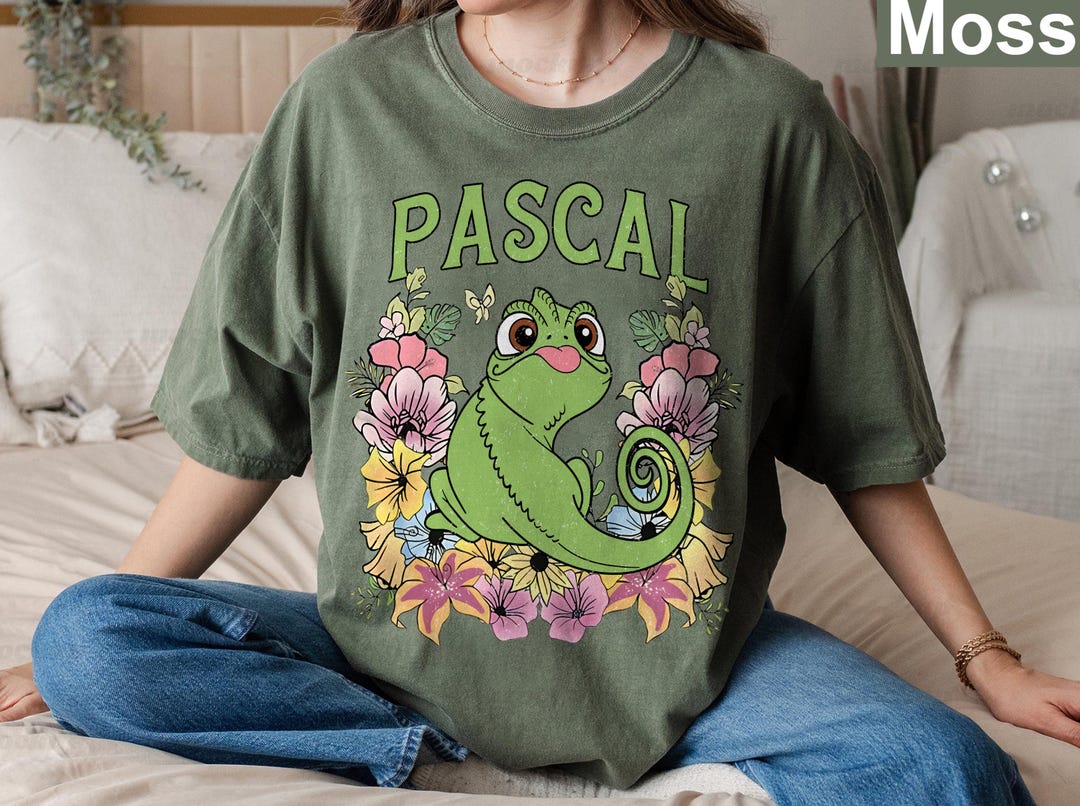 Retro Disney Tangled Pascal Shirt, Floral Rapunzel Family Shirts, Magic ...