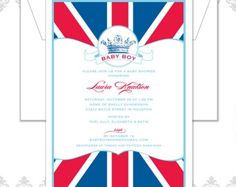 Union Jack Invitation - Etsy UK