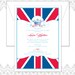 Union Jack Shower Invitation | Etsy
