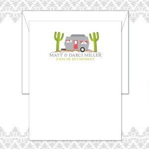Camper Retirement Stationery Set of 10 With Envelopes, Retirement Cards ...