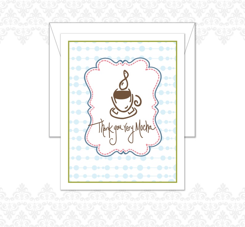 Coffee Themed Greeting Cards Pack of 14, Variety Pack, Thanks a Latte ...