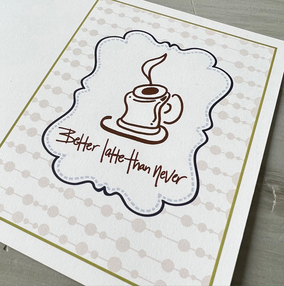 Coffee Themed Greeting Cards Pack of 12 Variety Pack Thanks - Etsy