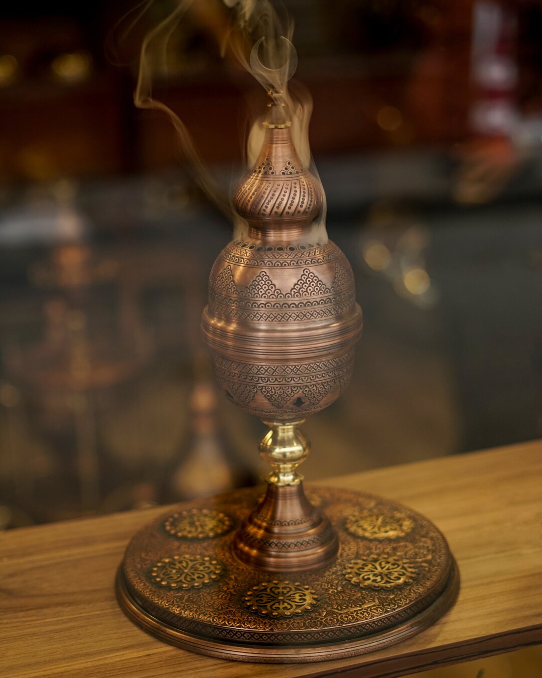 Copper Incense Censer Box, Traditional Turkish Incenser, Decor Elegant ...