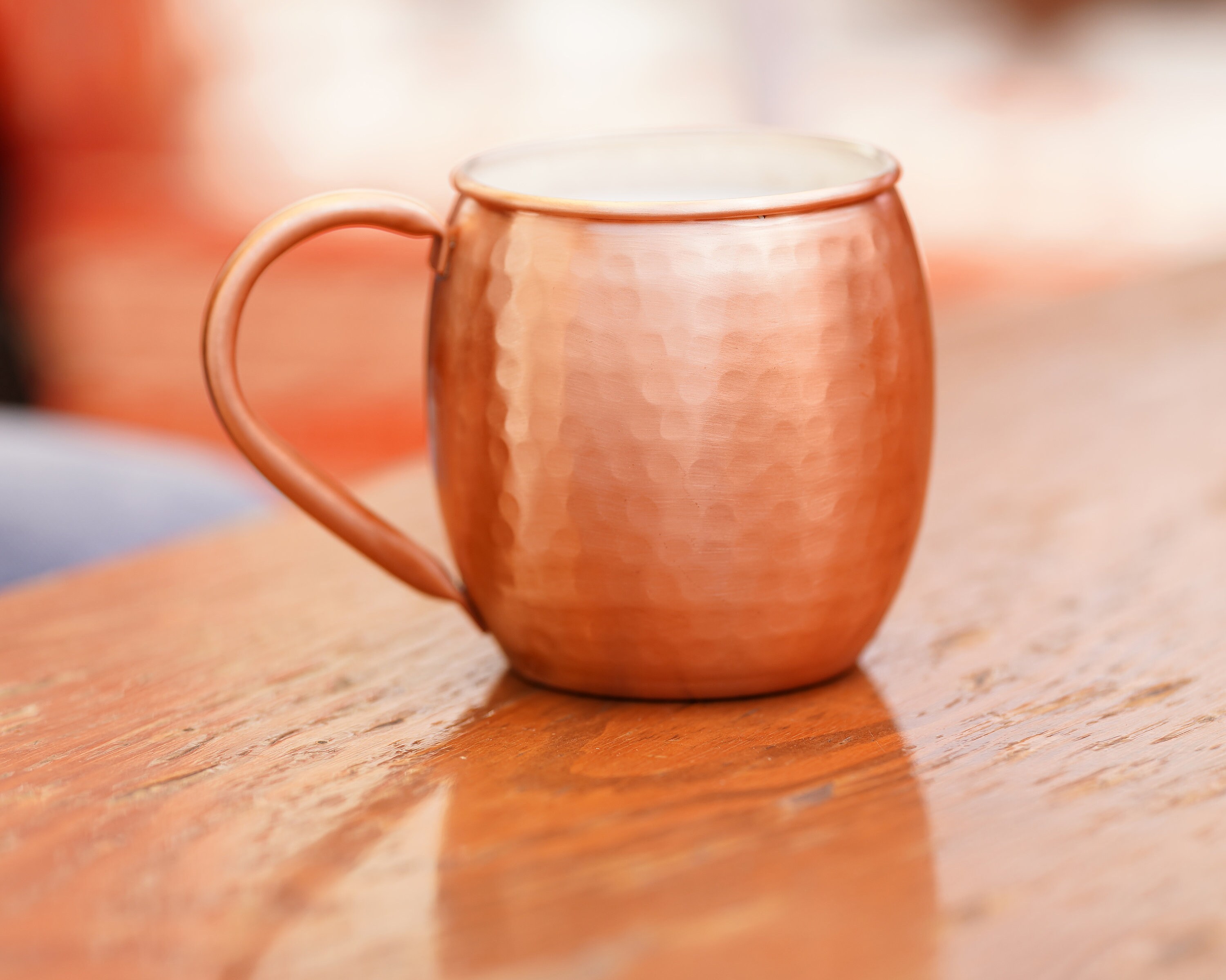 Hand-forged 100% Copper Artisan Copper Cup-mug for A Stylish Tableware ...