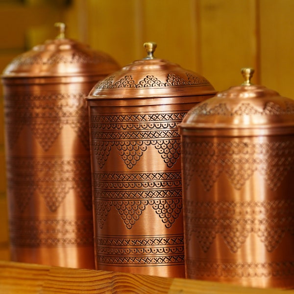 Copper Containers - Etsy