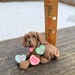 Valentines Chocolate Labrador Conversation Hearts Polymer Clay Hand ...