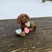 Valentines Chocolate Labrador Conversation Hearts Polymer Clay Hand ...