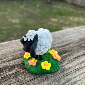 Hand Sculpted Polymer Clay Sheep - Etsy
