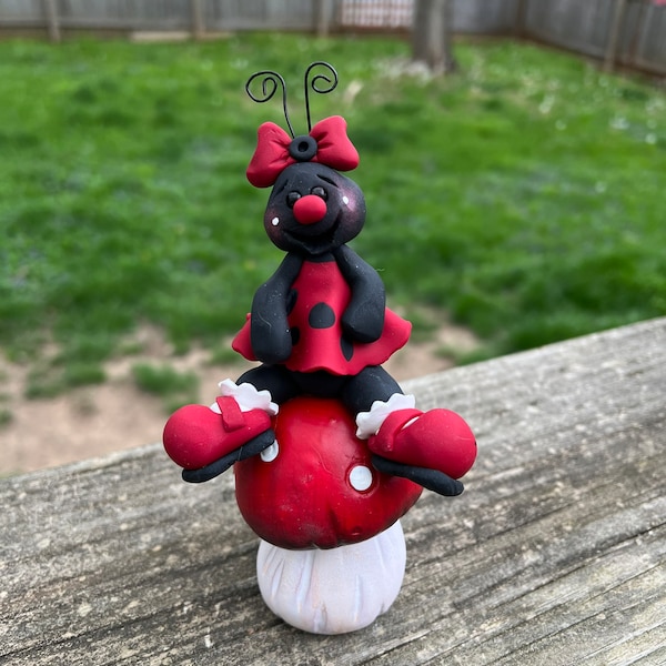Ladybug Clay - Etsy
