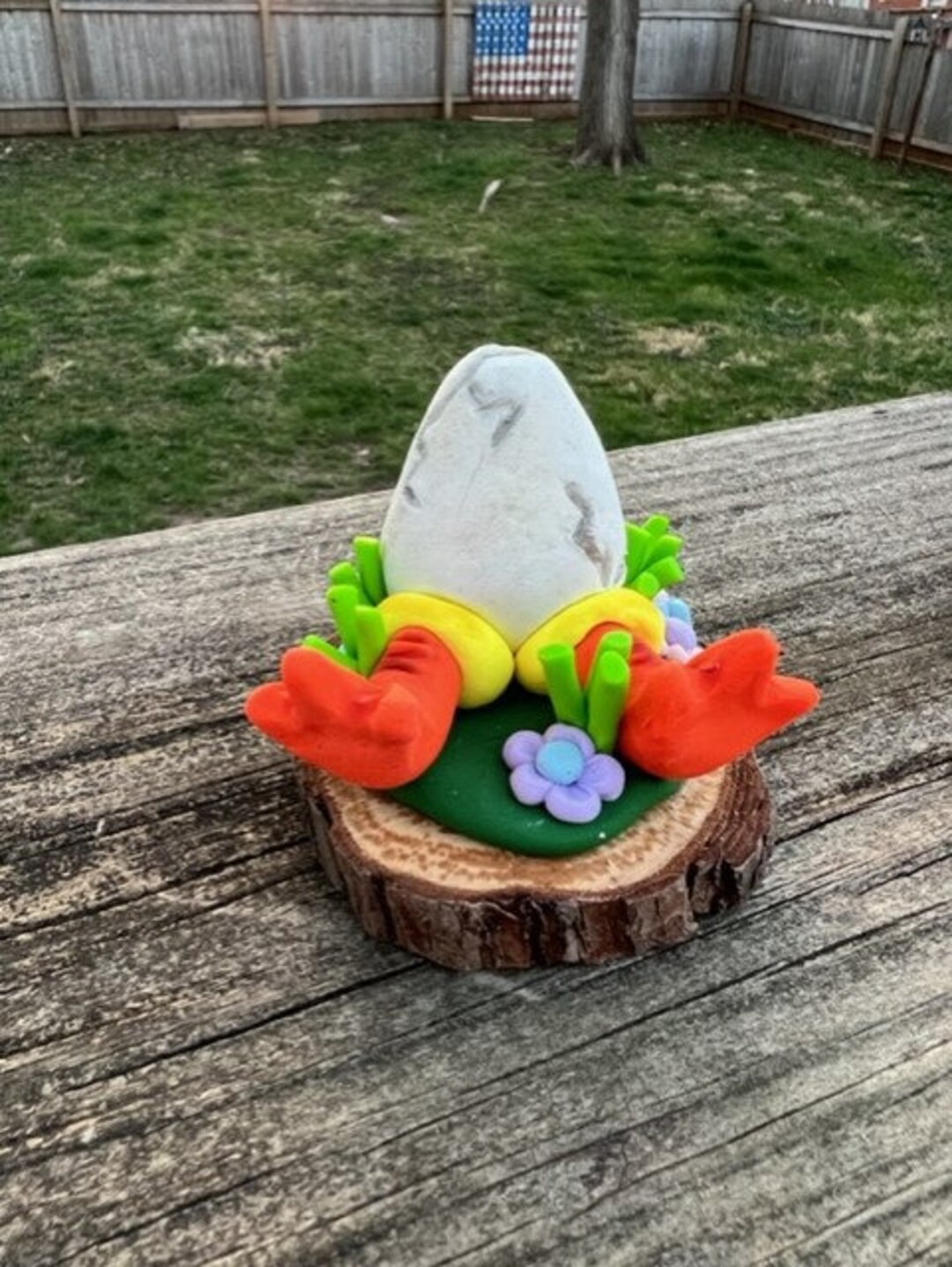 Hand Sculpted Polymer Clay Duck Hatching From Egg - Etsy