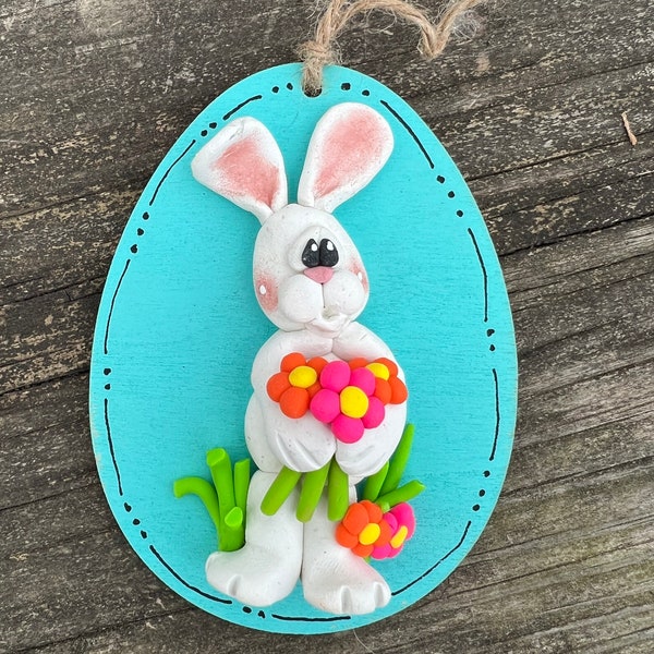 Polymer Clay Bunny - Etsy