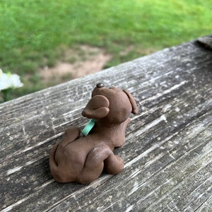 Valentines Chocolate Labrador Conversation Hearts Polymer Clay Hand ...