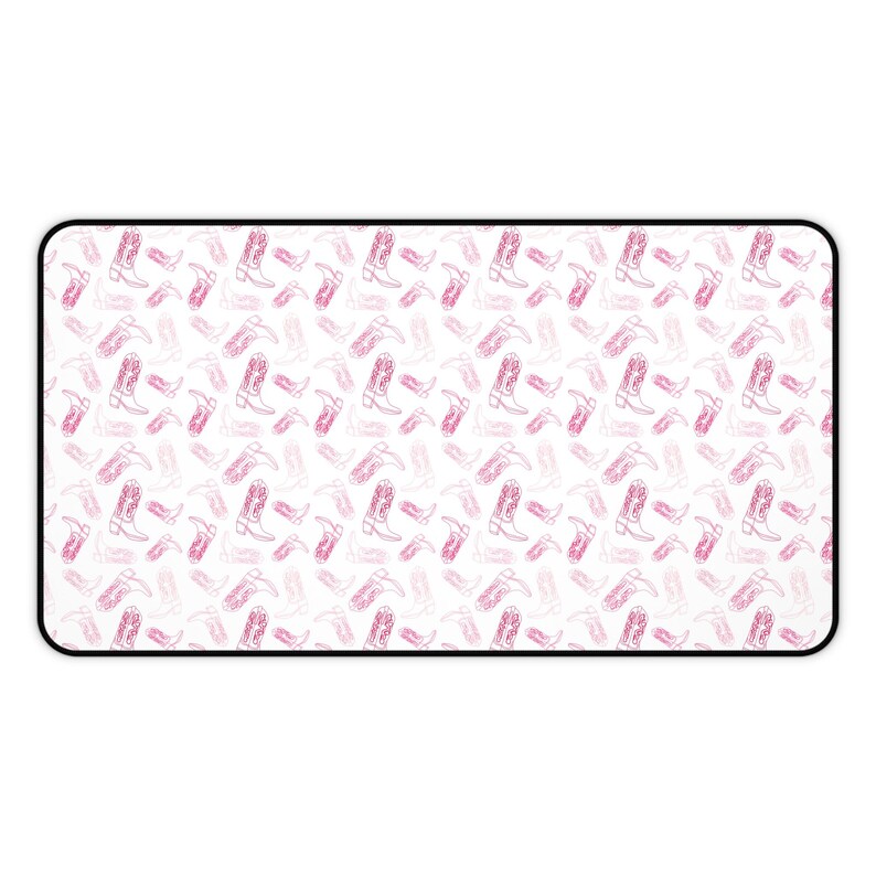 Preppy Cowgirl Desk Mat Back to School Gift, College Stationary Desk ...