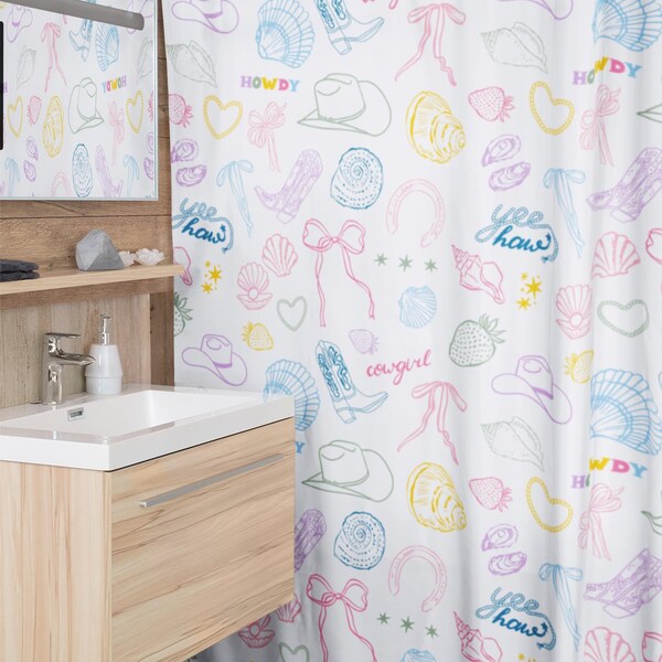 Cute Shower Curtain - Etsy
