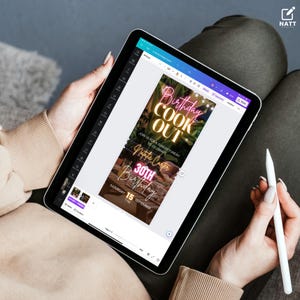 Birthday Cookout Invitation Animated Backyard BBQ Video Invite Editable ...