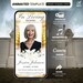Digital Funeral Invitation, Animated Canva Template, Editable Memorial ...