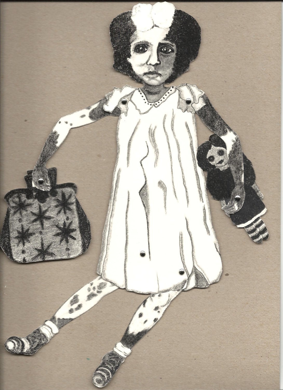 The Leopard Girl, A Paper Doll, Size Large - Etsy