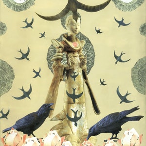 The Crow Lady Ornament - Etsy